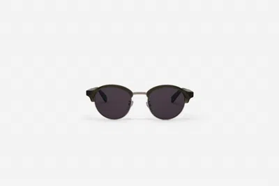 3sixteen Women's Brow Line Sunglass In Khaki/grey In Multi | ModeSens