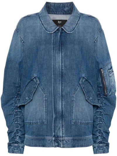 3x1 Royal Denim Jacket In Deep Blue | ModeSens