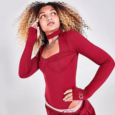 Reebok Women's Cardi B Bodysuit In Triathlon Red | ModeSens