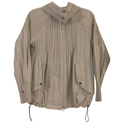 Pre-owned Pleats Please Jacket In Grey | ModeSens