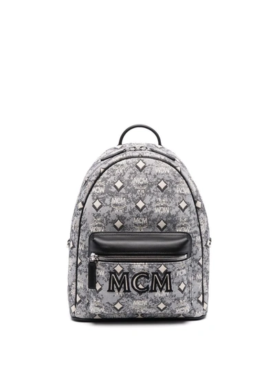 Mcm Vintage Jacquard Monogram Backpack Bags > Backpacks Man In Multi ...