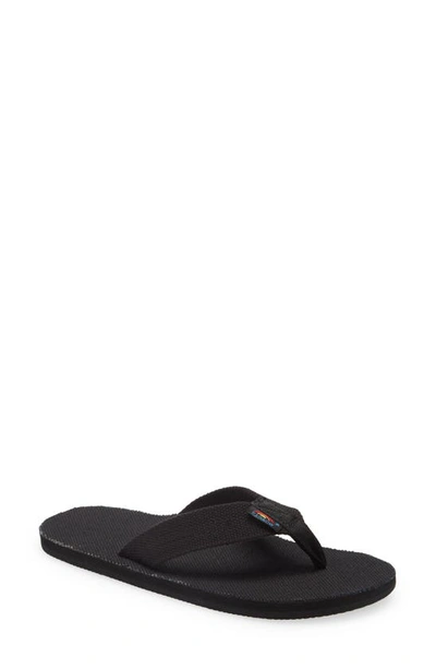 Rainbowr Rainbow® Rainbow Hemp Flip Flop (men In Black | ModeSens