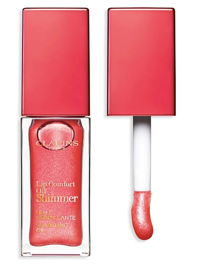 Clarins Lip Comfort Oil Shimmer In Pink | ModeSens