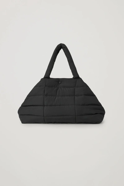 Cos Padded Tote Bag In Black | ModeSens