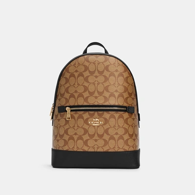 Coach Kenley Backpack In Signature Canvas In Beige | ModeSens