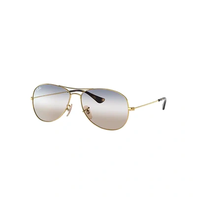 Ray Ban Cockpit Bi-gradient Sunglasses Arista Frame Blue Lenses 56-14 ...