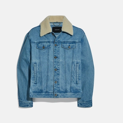Coach Denim Jacket In Blue | ModeSens