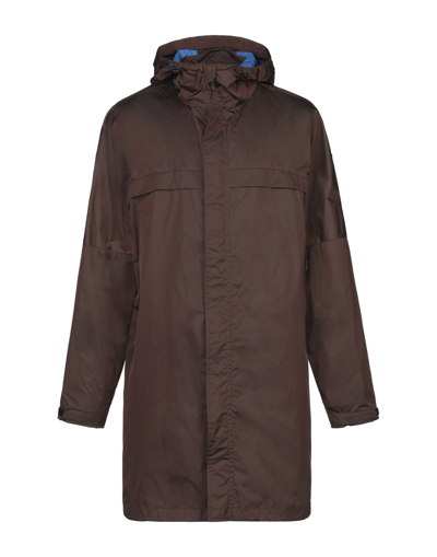 Duno Overcoats In Dark Brown | ModeSens