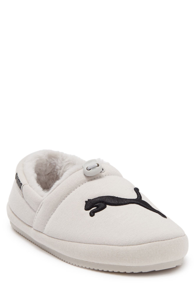 Puma Kids' Tuff Moc Cat Faux Fur Lined Slipper In Grey | ModeSens