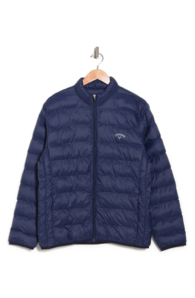Callaway Golf Faux Down Puffer Jacket In Peacoat | ModeSens