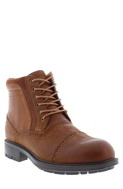 English Laundry Willis Cap Toe Leather Chukka Boot In Cognac | ModeSens