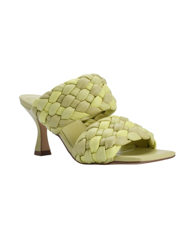 Marc Fisher Women's Toree Dress Sandals Women's Shoes In Lime/yellow ...