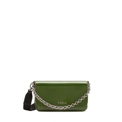 Furla Splendida Leather Bag In Edera + Nero | ModeSens