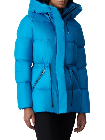 Mackage Freya Down Puffer Jacket In Aqua | ModeSens