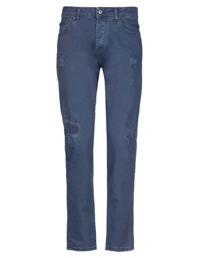 Dw Denim World Jeans In Slate Blue | ModeSens
