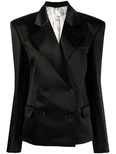 Peter Do Night Double Breasted Blazer In Black | ModeSens