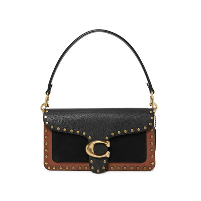 Coach 蔻驰 女包tabby系列专柜款 女士金属扣纯色手提包斜挎包79338 In Brown | ModeSens