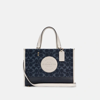 Coach Dempsey Carryall In Signature Jacquard With Patch In Blue | ModeSens