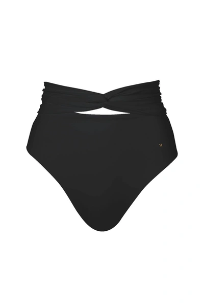 Series The Label Isidore Wrap Bikini Bottom In Black | ModeSens