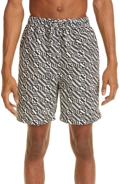 Isabel Marant Hydra Graphic-print Swim Shorts In Multicolor | ModeSens