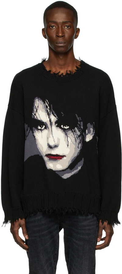 R13 Robert Smith Oversized Sweater In Black | ModeSens