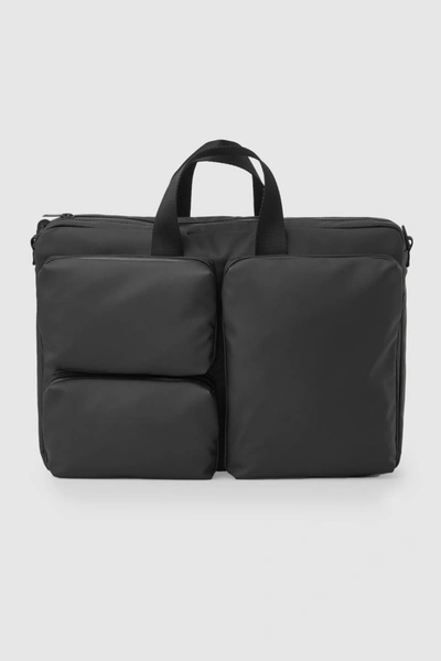 Cos Nylon Briefcase In Black | ModeSens
