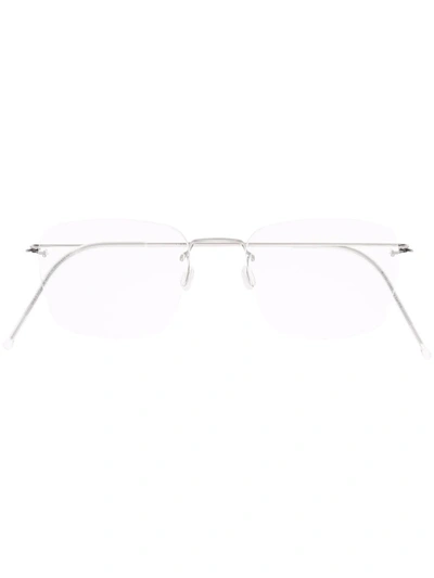Lindberg Rimless Square-frame Glasses In Silber | ModeSens