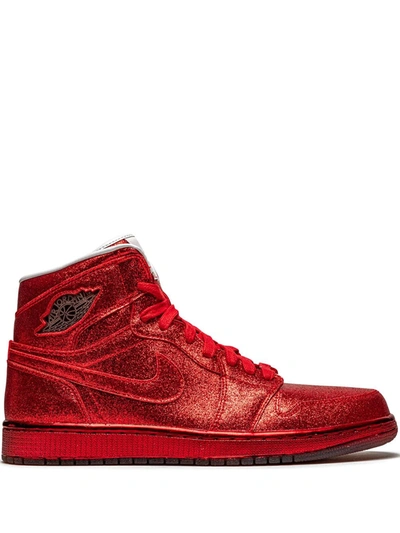 Jordan 1 Retro High "legends Of Summer Glitter" Sneakers In Red | ModeSens