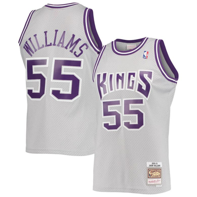 Mitchell & Ness Jason Williams Gray Sacramento Kings Hardwood Classics Reload 2.0 Swingman ...