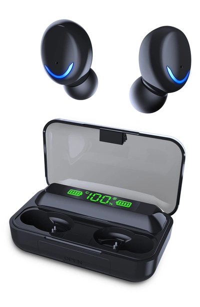 Bluestone Maxbuds True Wireless Ear Buds With Charging Bank In Black ...