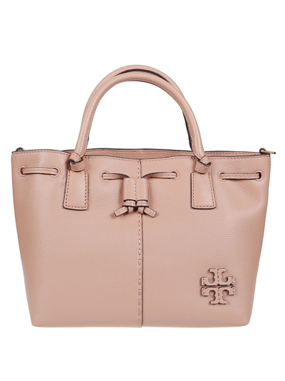 Tory Burch Mcgraw Small Drawstring Satchel Bag In Meadowsweet | ModeSens