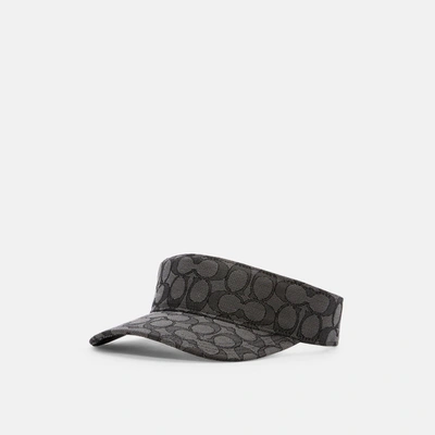 Coach Signature Visor In Black | ModeSens