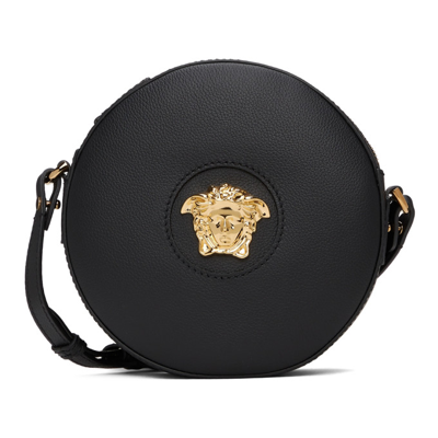Versace Black 'la Medusa' Round Camera Bag In Kvo41 Black- | ModeSens