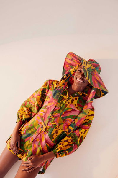 Farm Rio Cow Print Bananas Hat | ModeSens