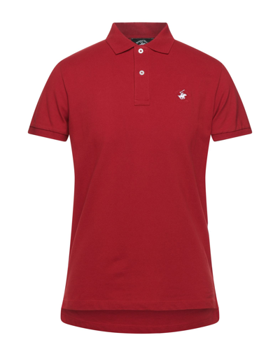 Beverly Hills Polo Club Polo Shirts In Red | ModeSens