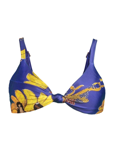 Farm Rio Mermaid Bananas Bikini Top | ModeSens