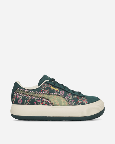 Puma Wmns Suede Mayu 2 Liberty Green Gables/olivine Sneakers Low In ...