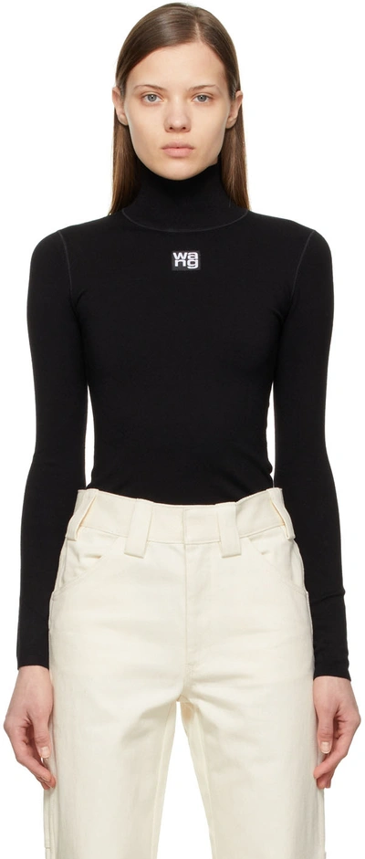 Alexander Wang T Black Turtleneck Pullover Modesens