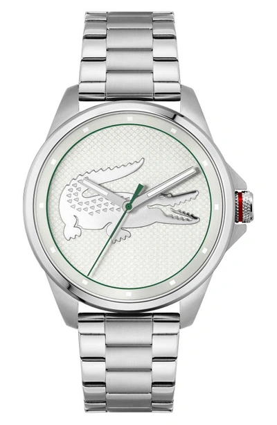 Lacoste Men's Le Croc Stainless Steel Bracelet Watch 43mm Women's Shoes ...