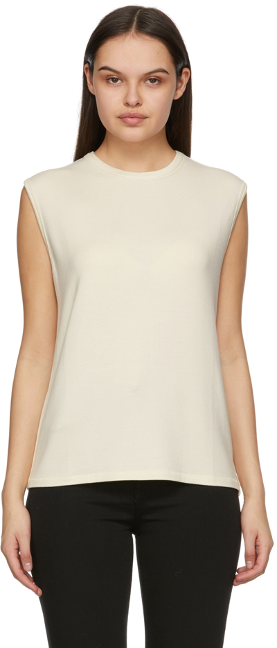 Rag & Bone Archetype Sydney Stretch-modal Tank In Cream | ModeSens