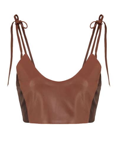 8 By Yoox Tops In Brown | ModeSens