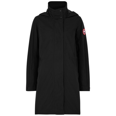 Canada Goose Belcarra Black Hooded Shell Jacket | ModeSens