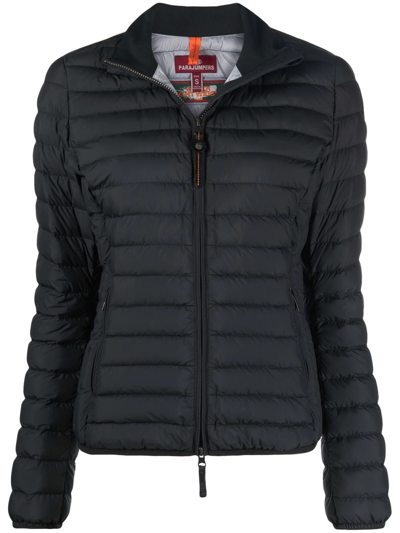 Parajumpers Geena Logo-patch Puffer Jacket In Black | ModeSens