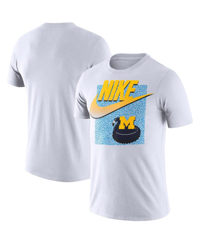 Nike Men's White Michigan Wolverines Swoosh Spring Break T-shirt | ModeSens