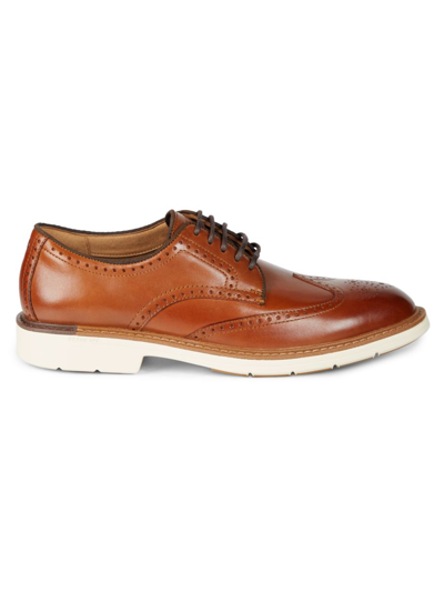 Cole Haan Men's The Go-to Leather Wingtip Derbys In British Tan | ModeSens