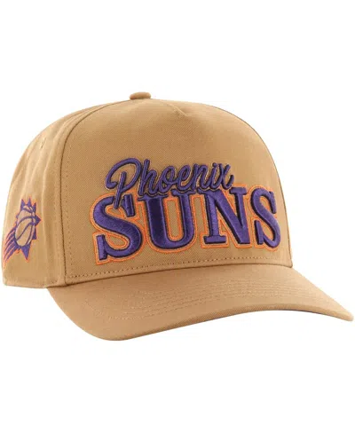 47 Brand Men's ' Tan Phoenix Suns Barnes Hitch Adjustable Hat In Brown ...