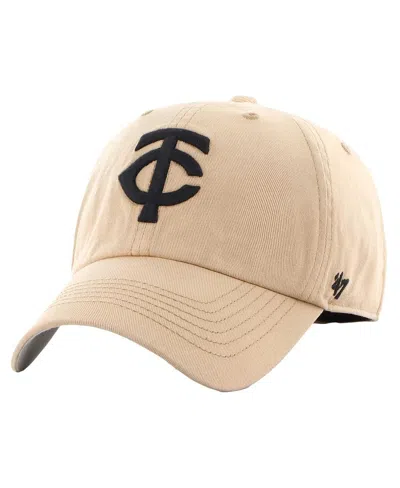 47 Brand Men's Khaki Minnesota Twins Dusted Franchise Fitted Hat | ModeSens