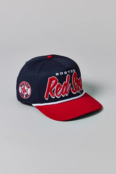 47 Brand Mlb Boston Red Sox Drop Shadow Hitch Hat In Navy, Men's At ...