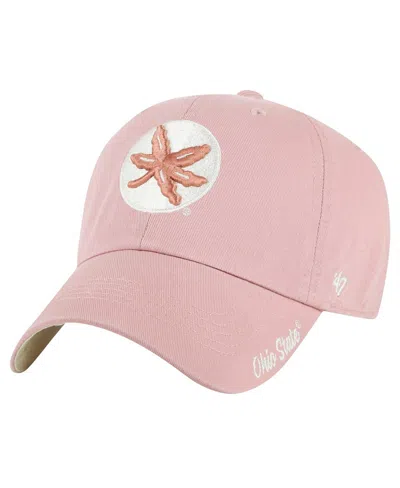 47 Brand Women's Light Pink Ohio State Buckeyes Dusty Miata Clean Up ...
