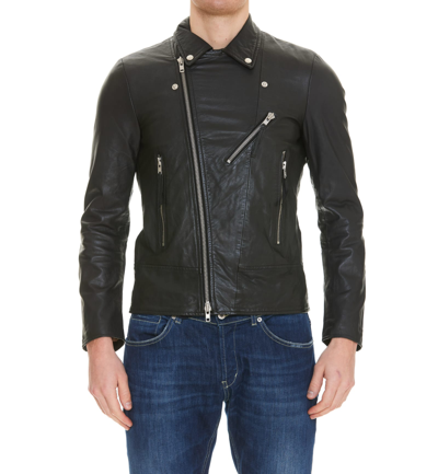 Bully Leather Jacket In Black | ModeSens